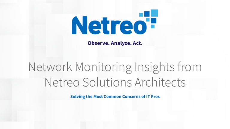 It Infrastructure Monitoring And Network Monitoring Software Netreo